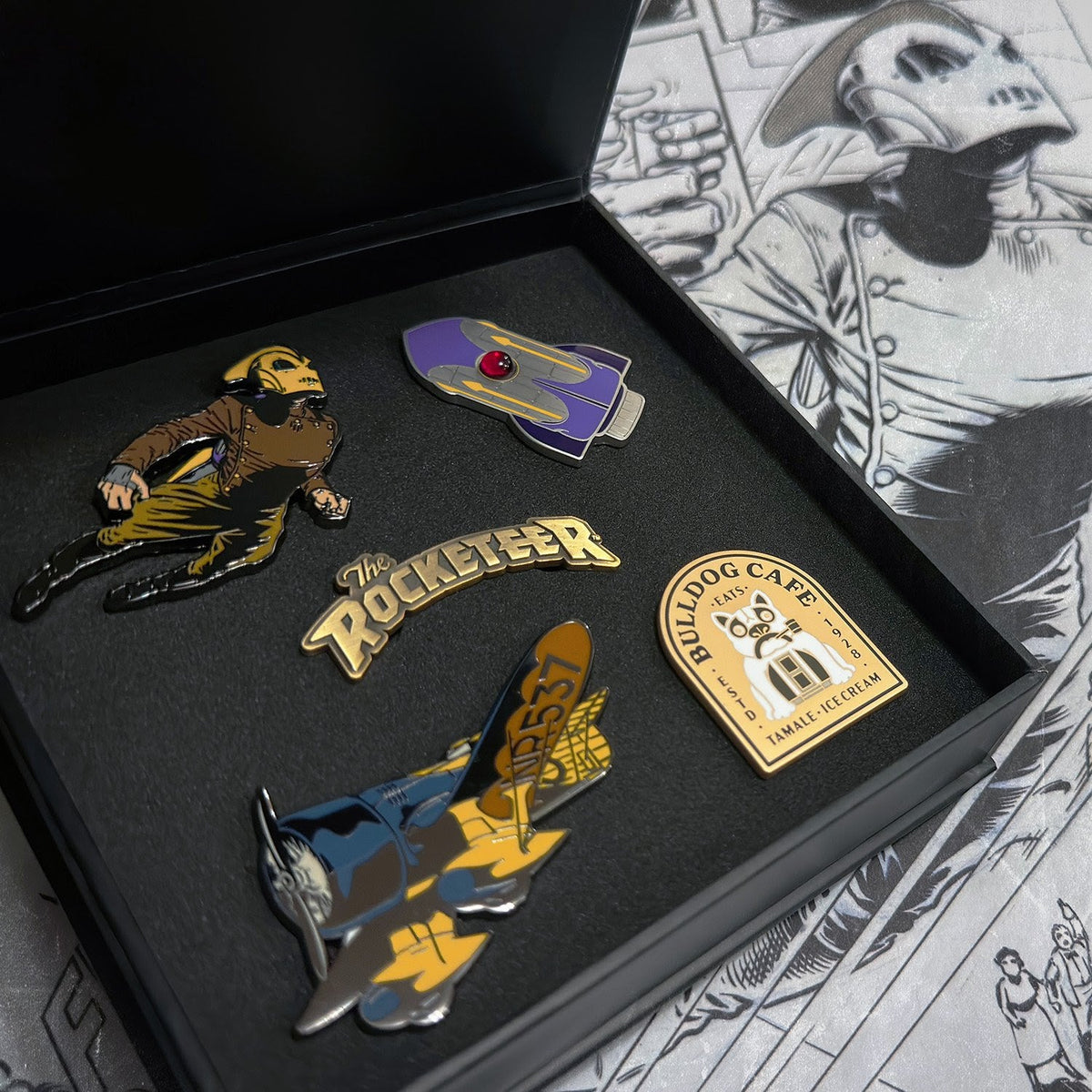 The Rocketeer Collector's Pin Set – 1933 Group